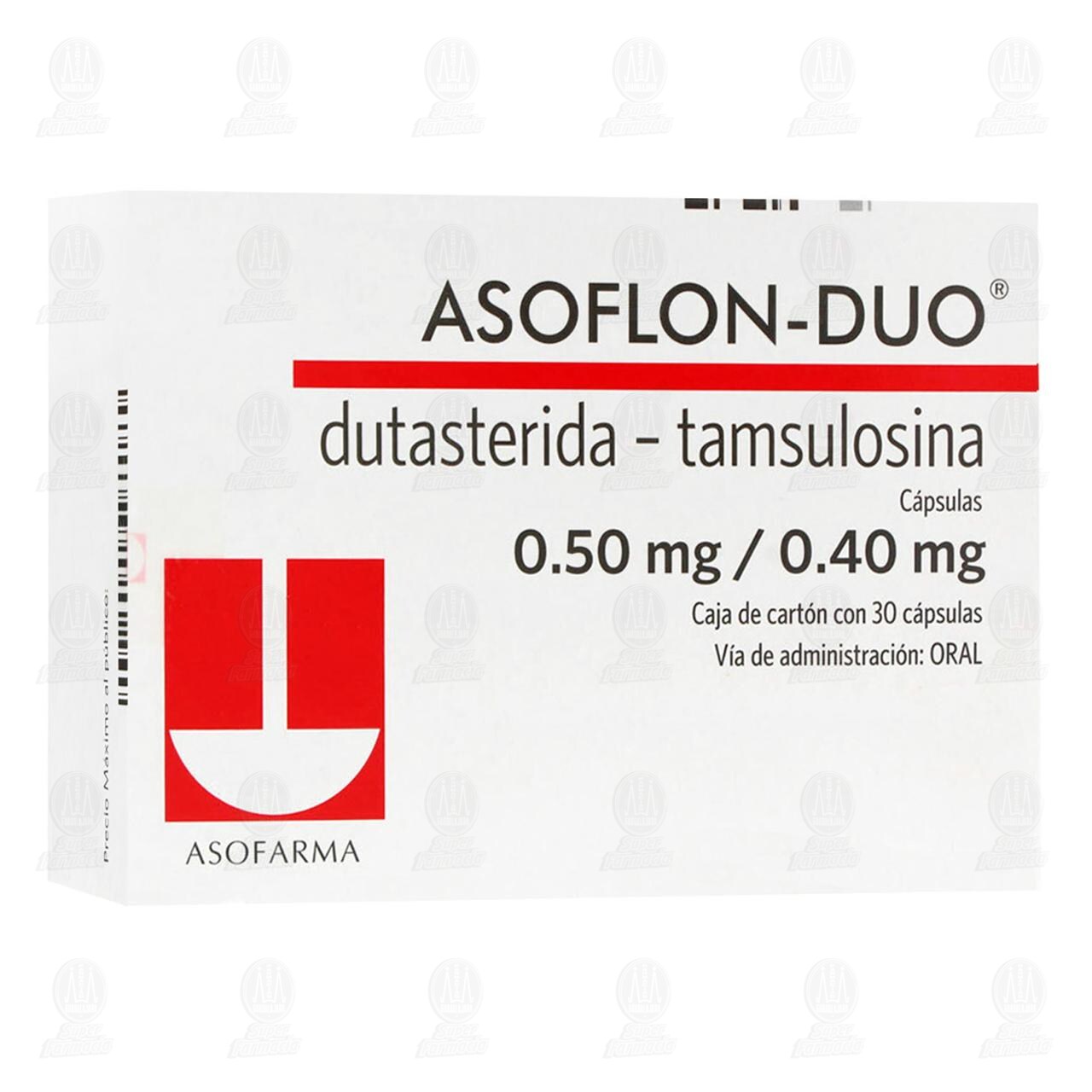 Combodart 0.5mg/0.4mg, 90 Cápsulas. de COMBODART | Farmacias Guadalajara