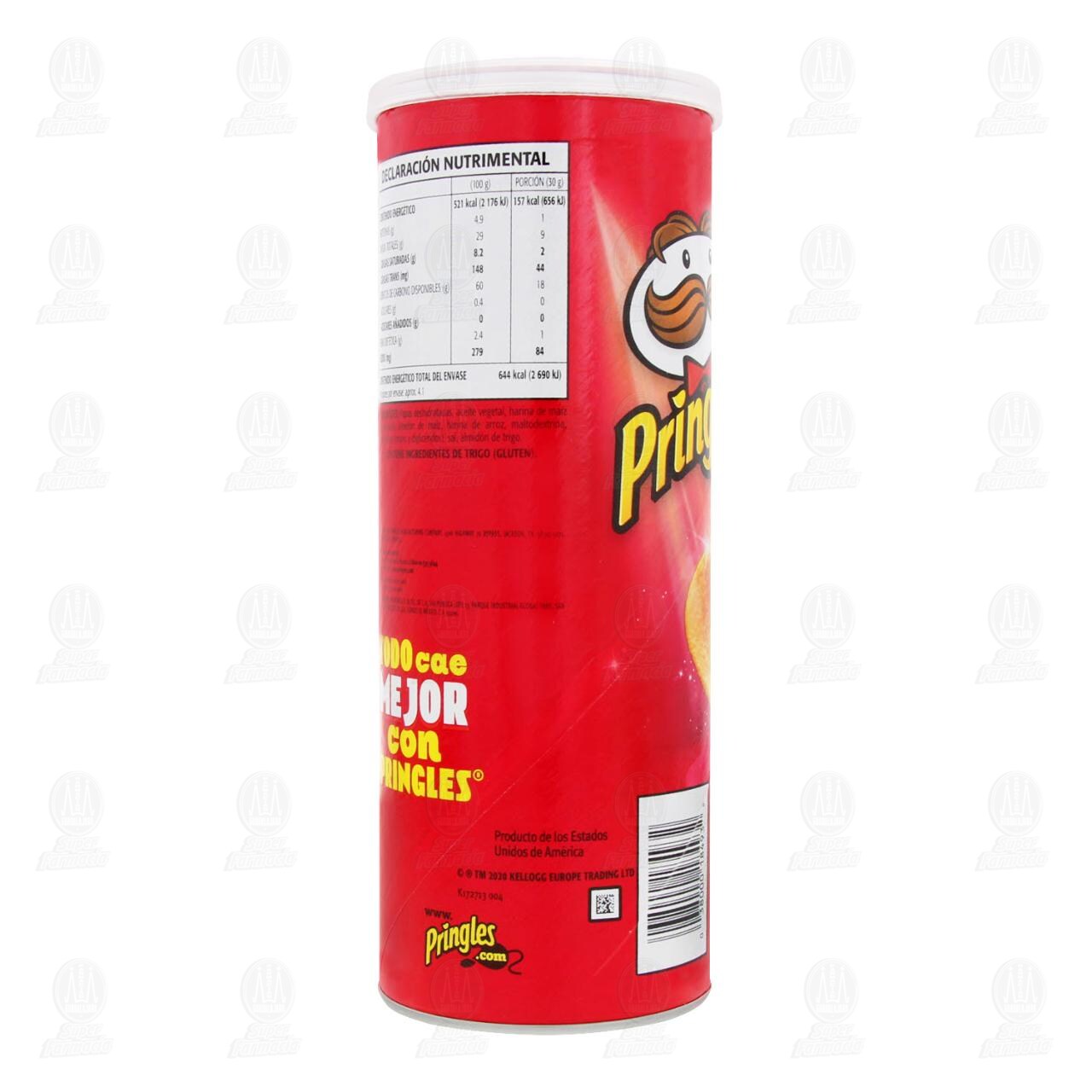 Papas Pringles Original, 124 gr. de PRINGLES | Farmacias Guadalajara