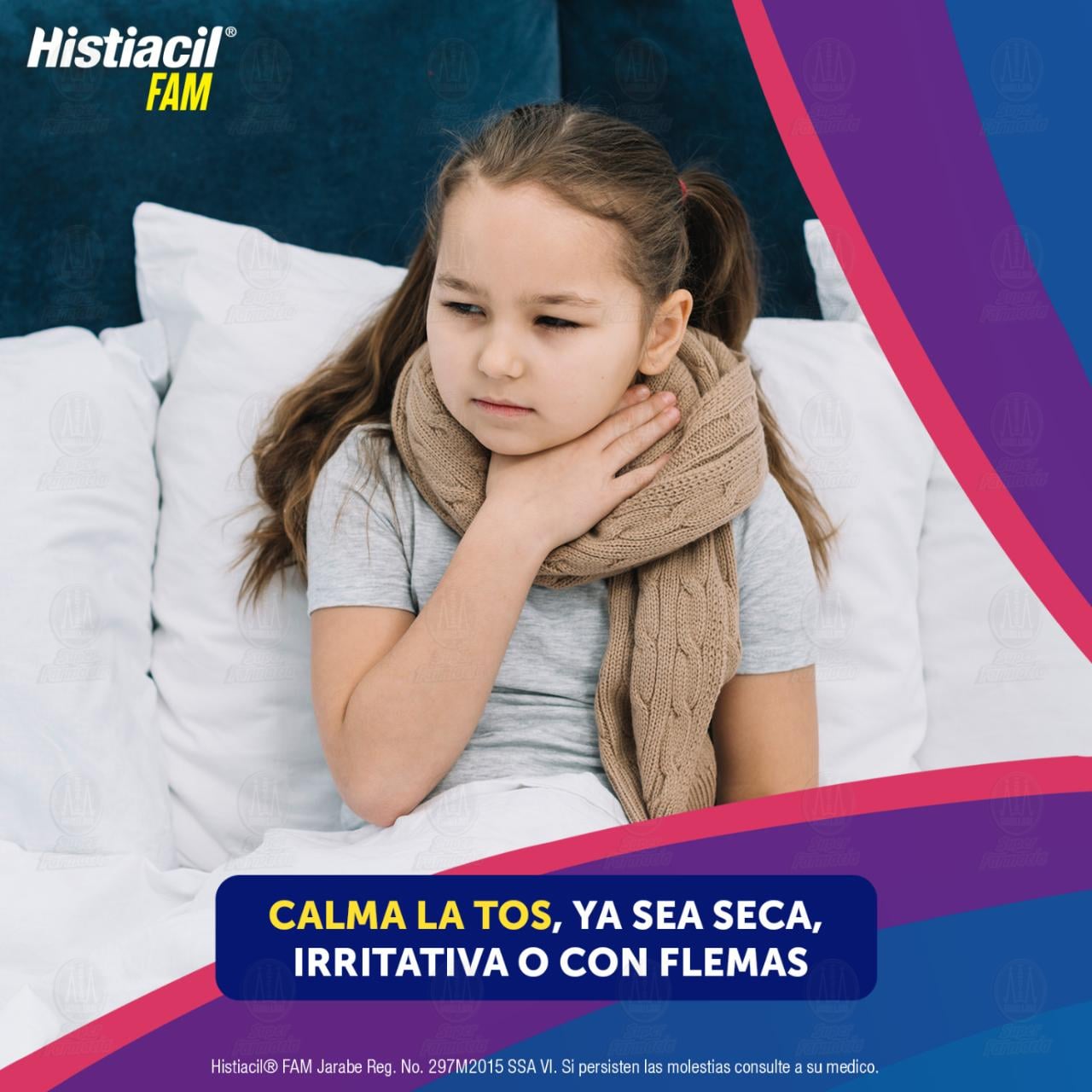Histiacil FAM Jarabe Infantil para la Tos Seca y con Flemas Sabor Fresa ...