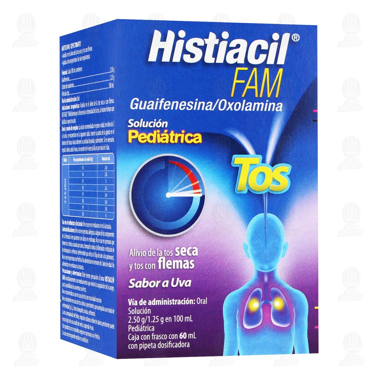 Histiacil FAM Solución Pediátrica para la Tos Seca y con Flemas Sabor ...