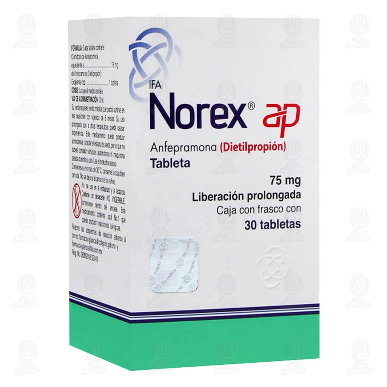 Ifa Norex Ap 75 mg, 30 Tabletas. de IFA | Farmacias Guadalajara