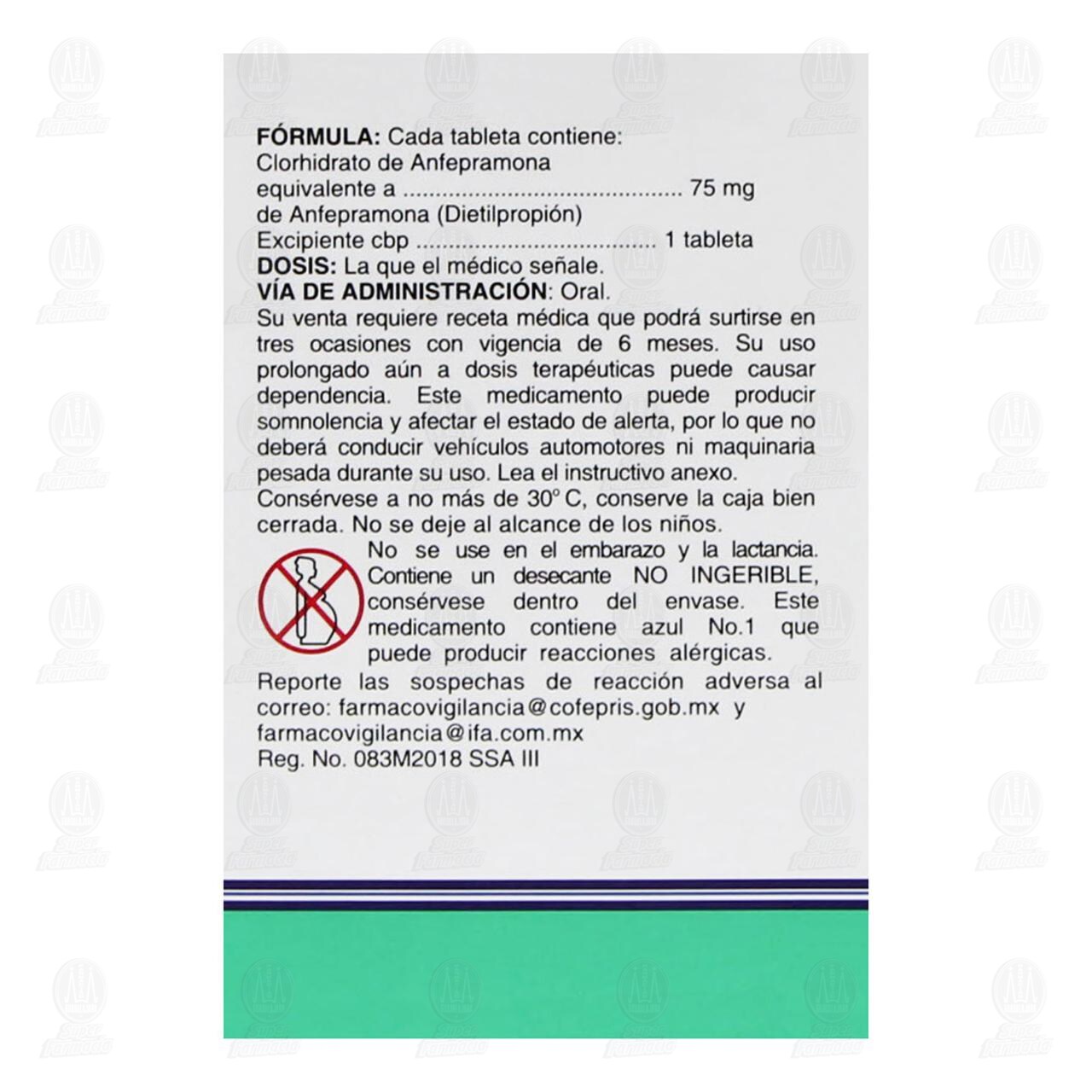 Ifa Norex Ap 75 mg, 30 Tabletas. de IFA | Farmacias Guadalajara