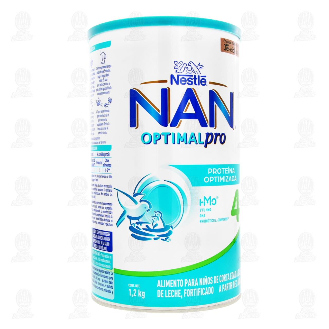 Fórmula Infantil NAN 4 Optimal Pro A Partir de 2 Años, 1.2 kg. de NAN ...