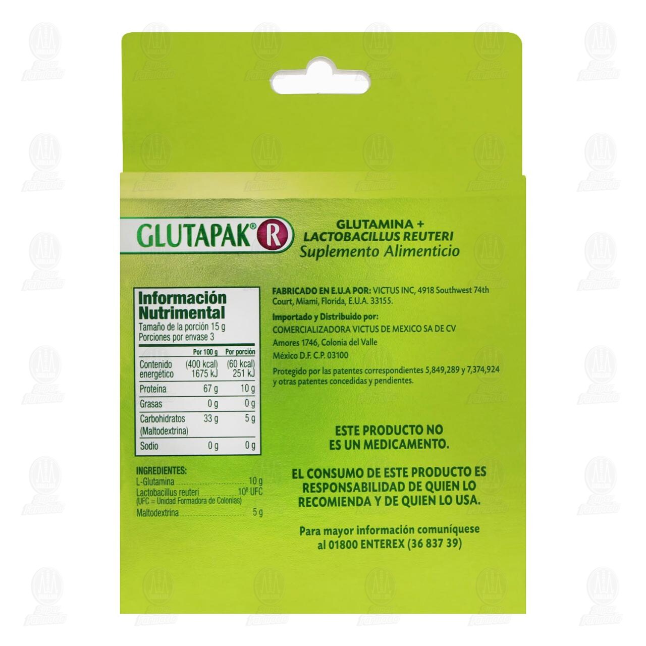 Glutapak R Polvo, 45 gr. de GLUTAPAK R a solo $ 194.91 MXN | Farmacias ...