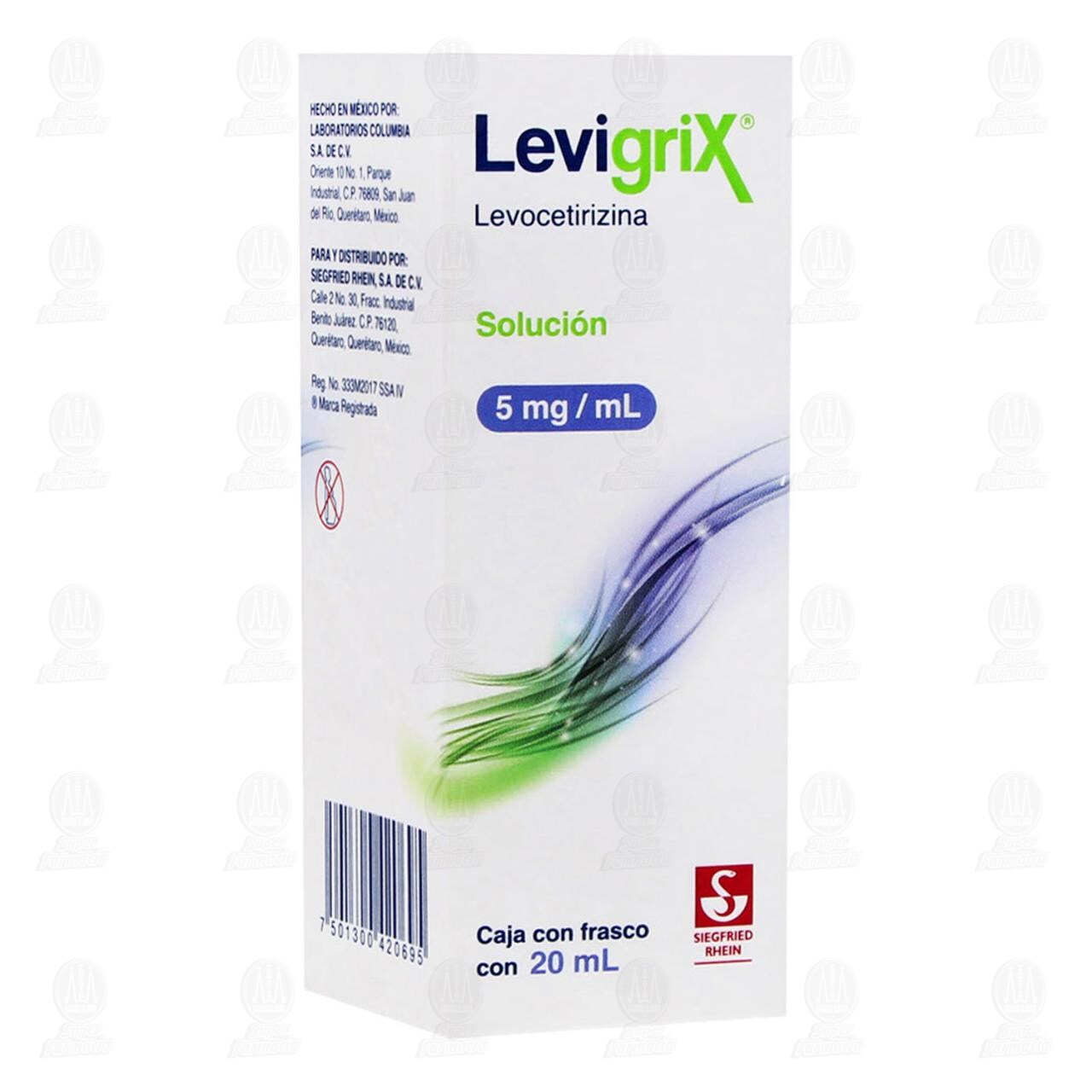 Levigrix 5mg/ml Solución, 20 ml. de LEVIGRIX | Farmacias Guadalajara