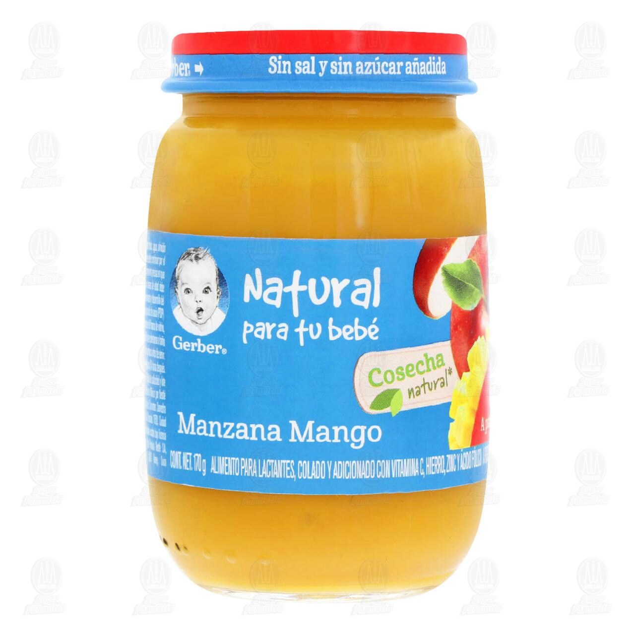Papilla Gerber de Manzana-Mango, a Partir de los 10 Meses, 170 gr ...