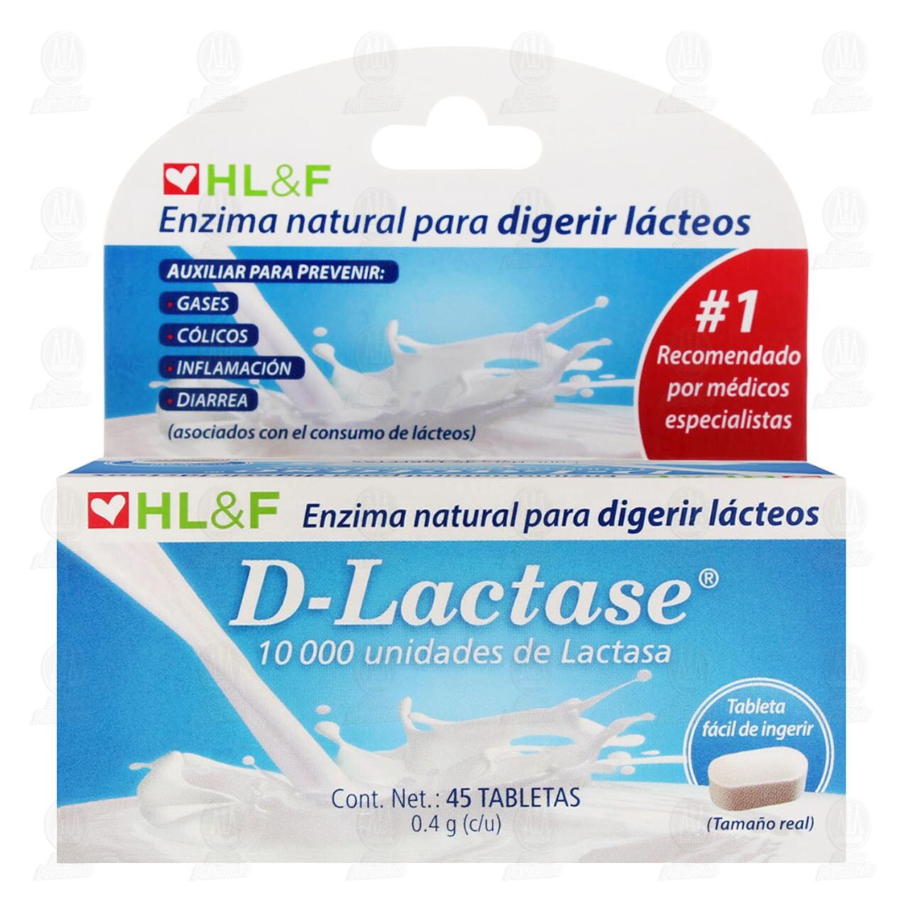 D-Lactase 10000 ALU FCC, 45 Tabletas. de D-LACTASE | Farmacias Guadalajara