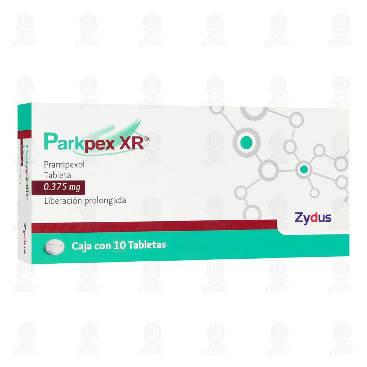 Parkpex XR 0.375 mg, 10 Tabletas.