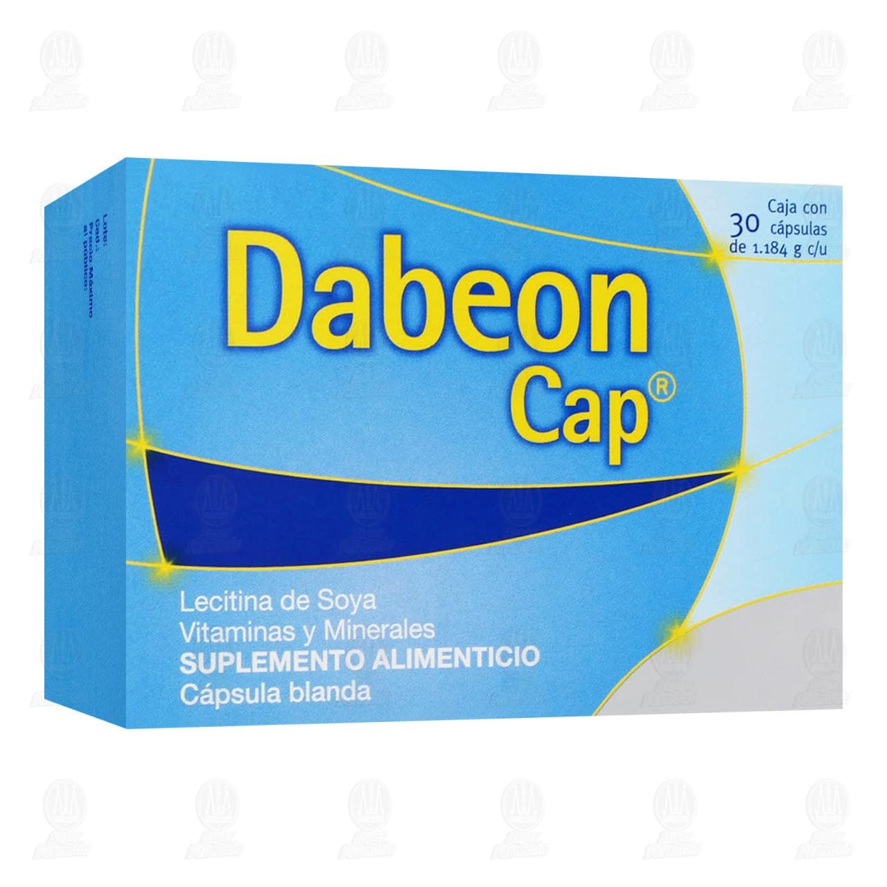 Dabeon Cap Suplemento Alimenticio, 30 Cápsulas. de DABEON | Farmacias ...