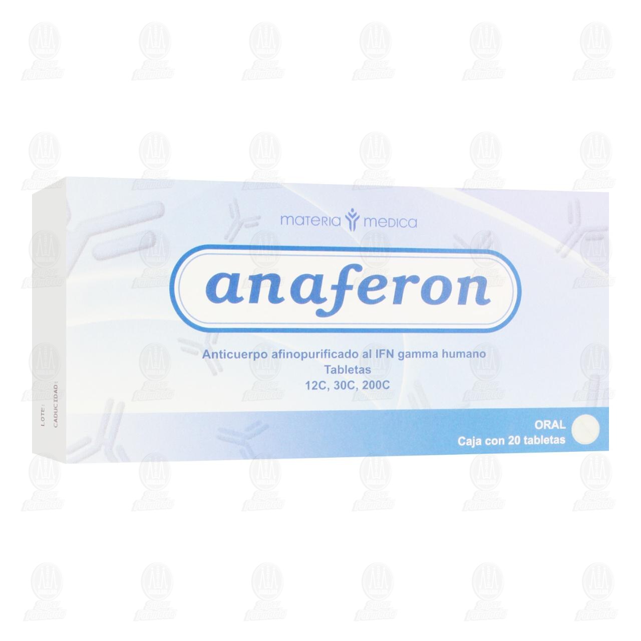 Anaferon 12c/30c/200c, 20 Tabletas. de ANAFERON | Farmacias Guadalajara
