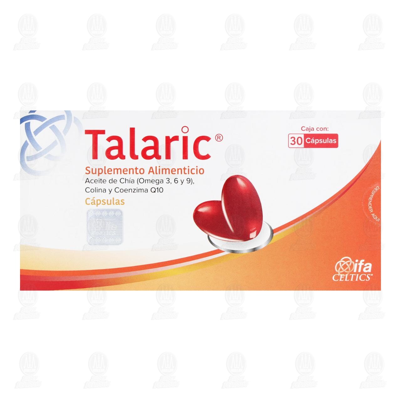 Talaric 1.062 gr, 30 Cápsulas. de TALARIC | Farmacias Guadalajara