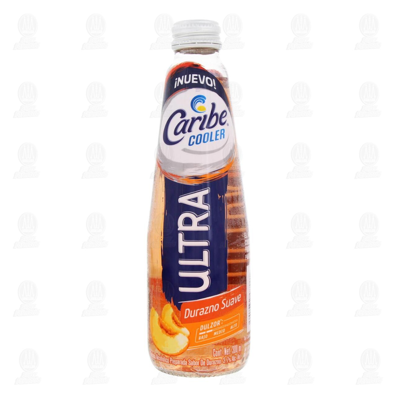 Bebida Preparada Caribe Cooler Ultra Sabor Durazno Suave, 300 ml. de ...