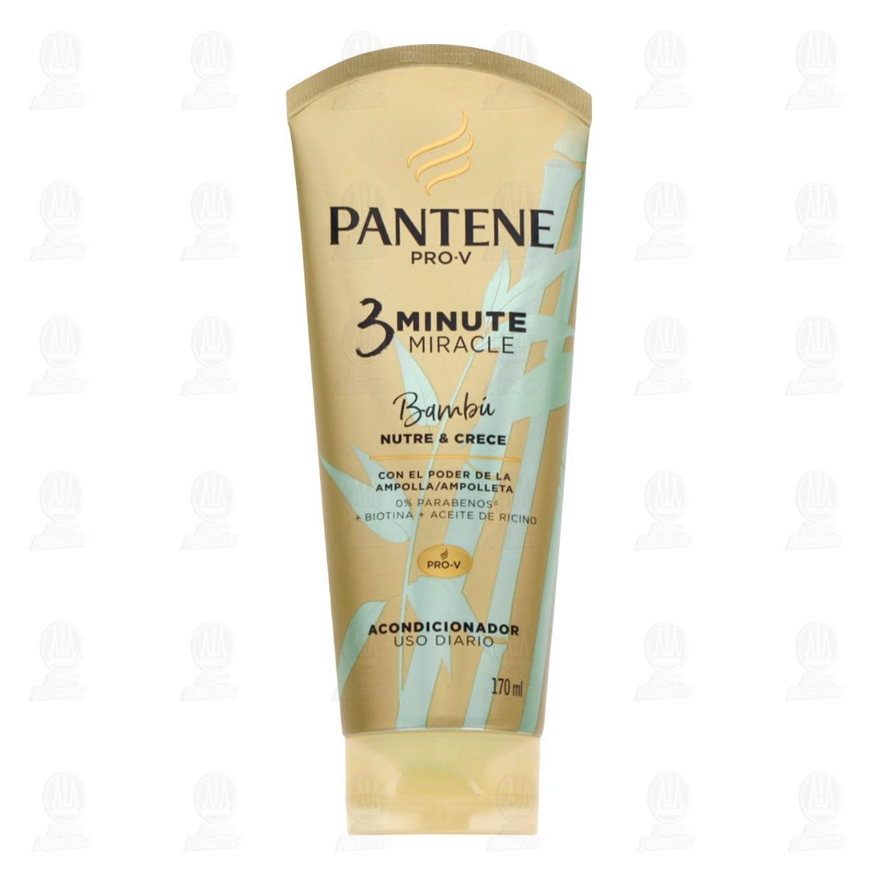 Acondicionador Pantene Pro-V 3 Minute Miracle Bambú, 170 ml.