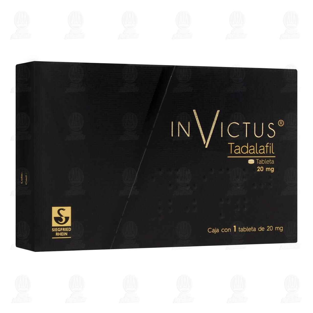 InVictus 20 mg, 1 Tableta. de INVICTUS | Farmacias Guadalajara