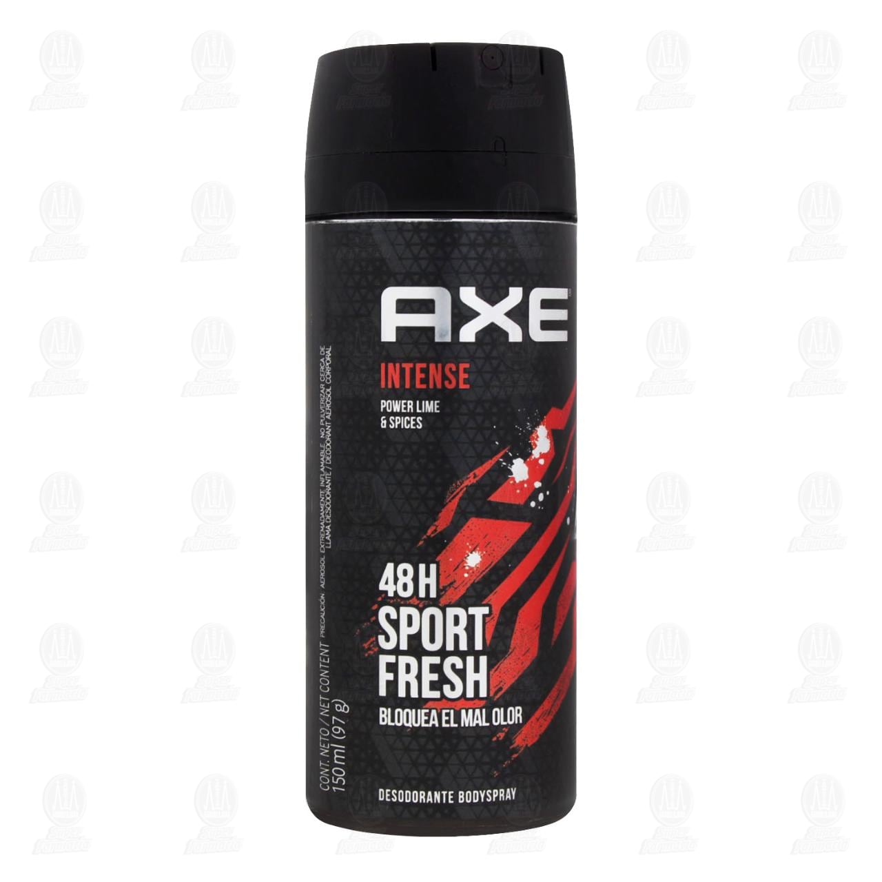 Desodorante Axe Intense 48H en Aerosol, 150 ml.