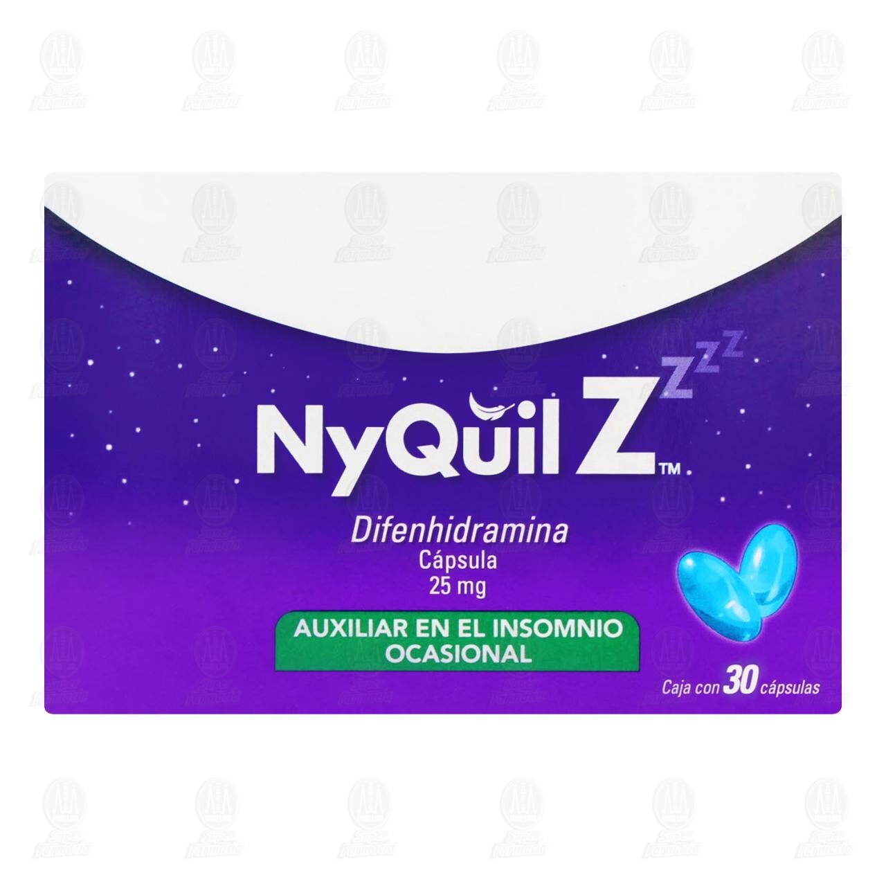 NyQuil Z 25 mg, 30 Cápsulas. de NYQUIL Z | Farmacias Guadalajara