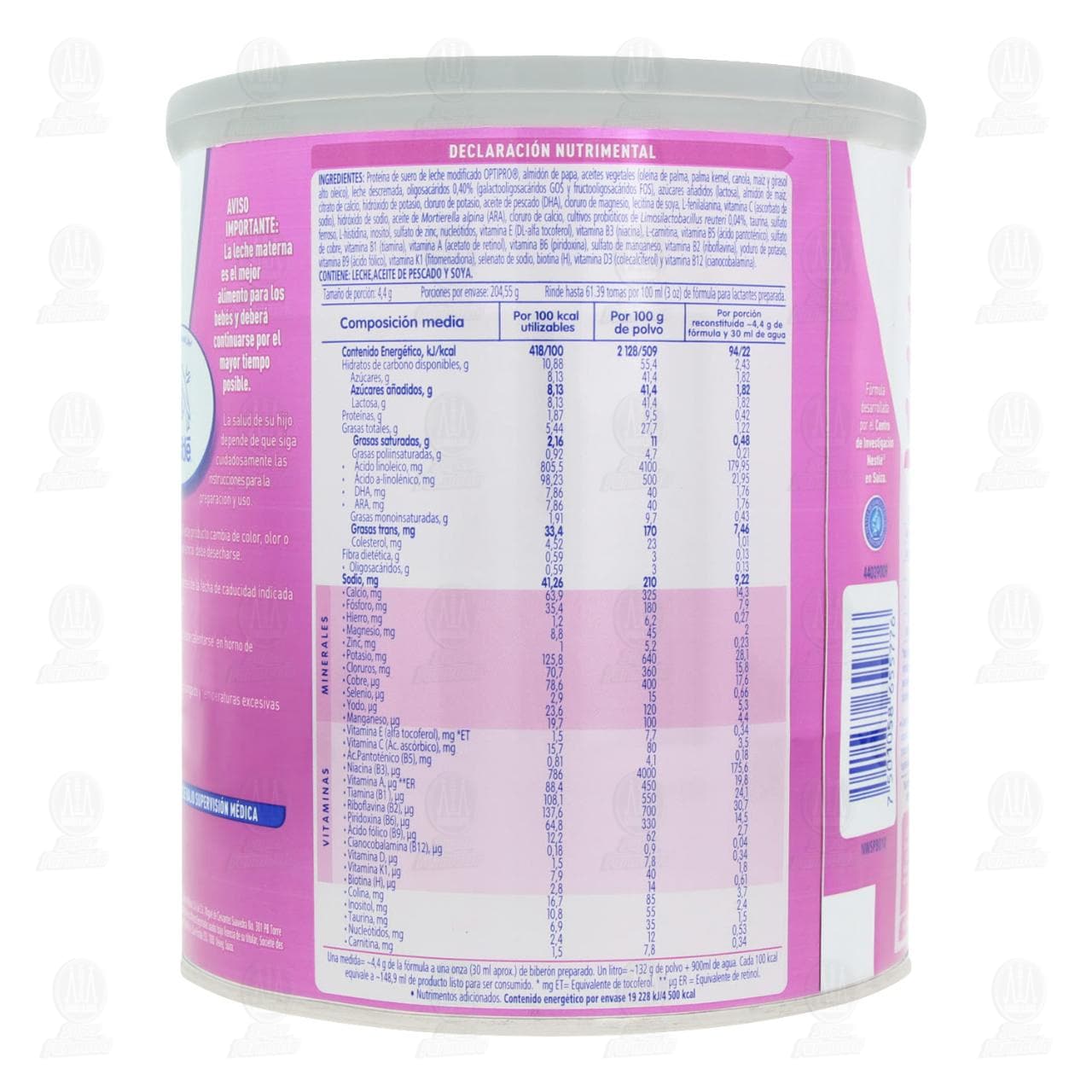 Fórmula Infantil NAN Expert Pro Confort Total 1, 900 gr. de NAN ...