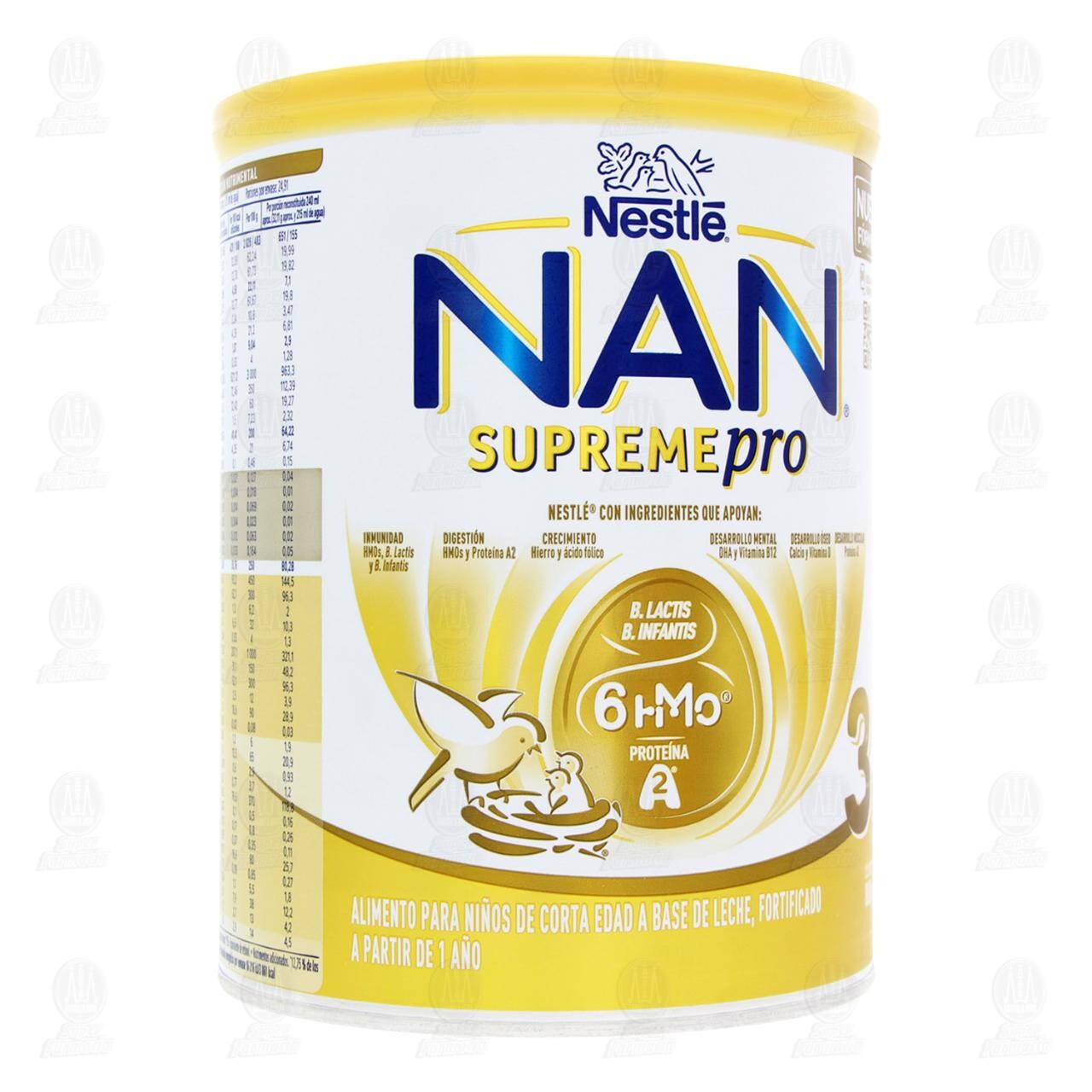 Fórmula Infantil NAN 3 Supreme Pro, 800 gr. de NAN | Farmacias Guadalajara