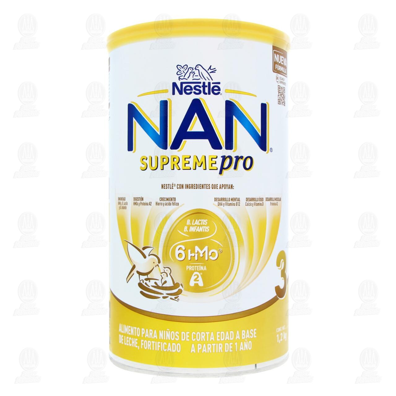 Fórmula Infantil Nan 3 Supreme Pro, 1.2 kg. de NAN | Farmacias Guadalajara