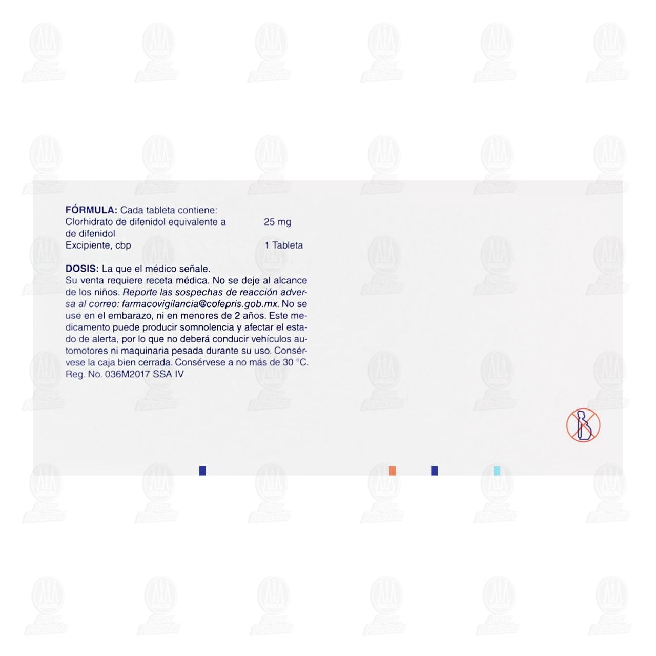 Difenidol 25 Mg, 30 Tabletas, 59% OFF | www.pinnaxis.com