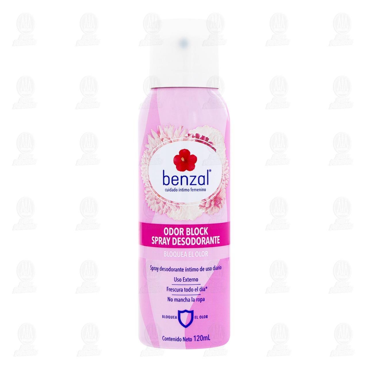 Desodorante Íntimo Benzal Odor Block en Spray, 120 ml. de BENZAL ...