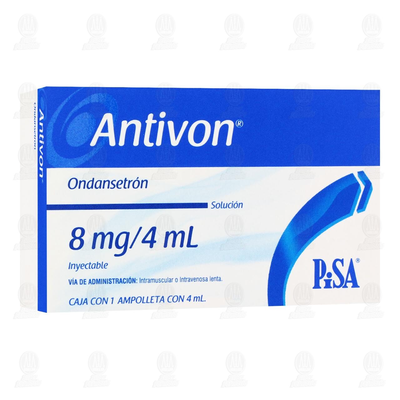 Antivon 8mg/4ml Solución, 1 Ampolleta. de ANTIVON | Farmacias Guadalajara