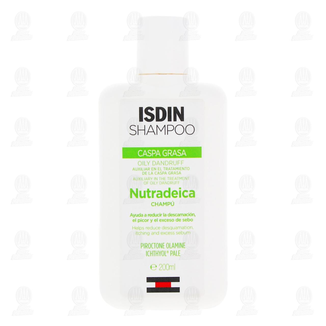 Isdin Shampoo Nutradeica Caspa Grasa, 200 ml. de ISDIN | Farmacias ...