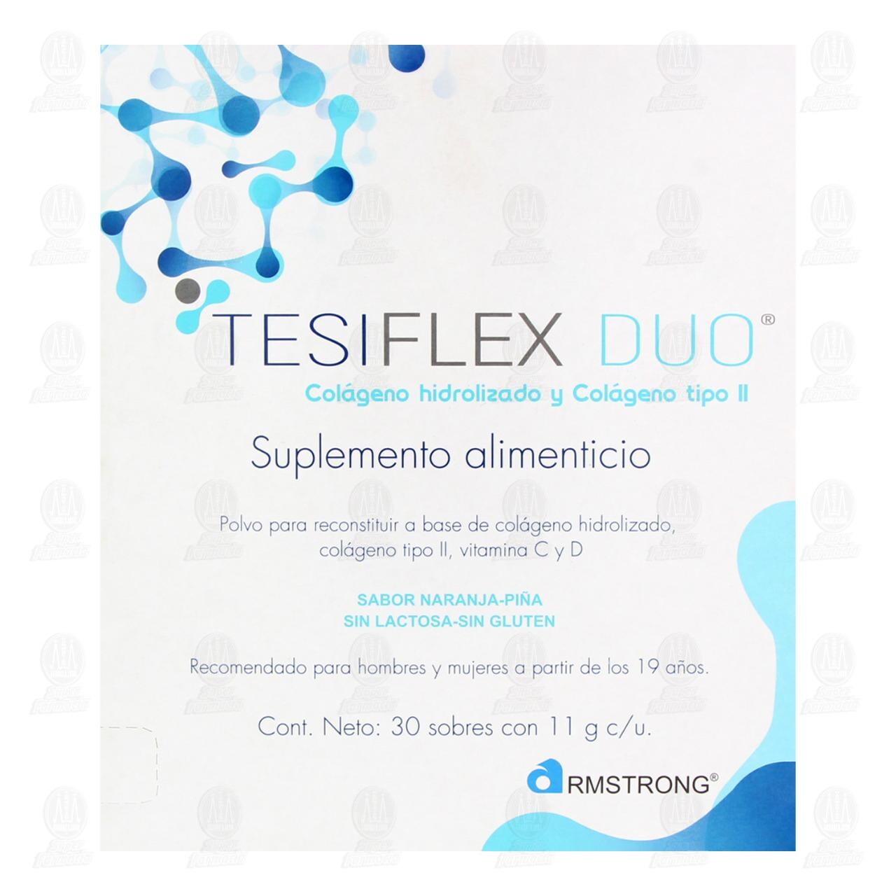 Tesiflex Duo 11 gr, 30 Sobres. de TESIFLEX | Farmacias Guadalajara