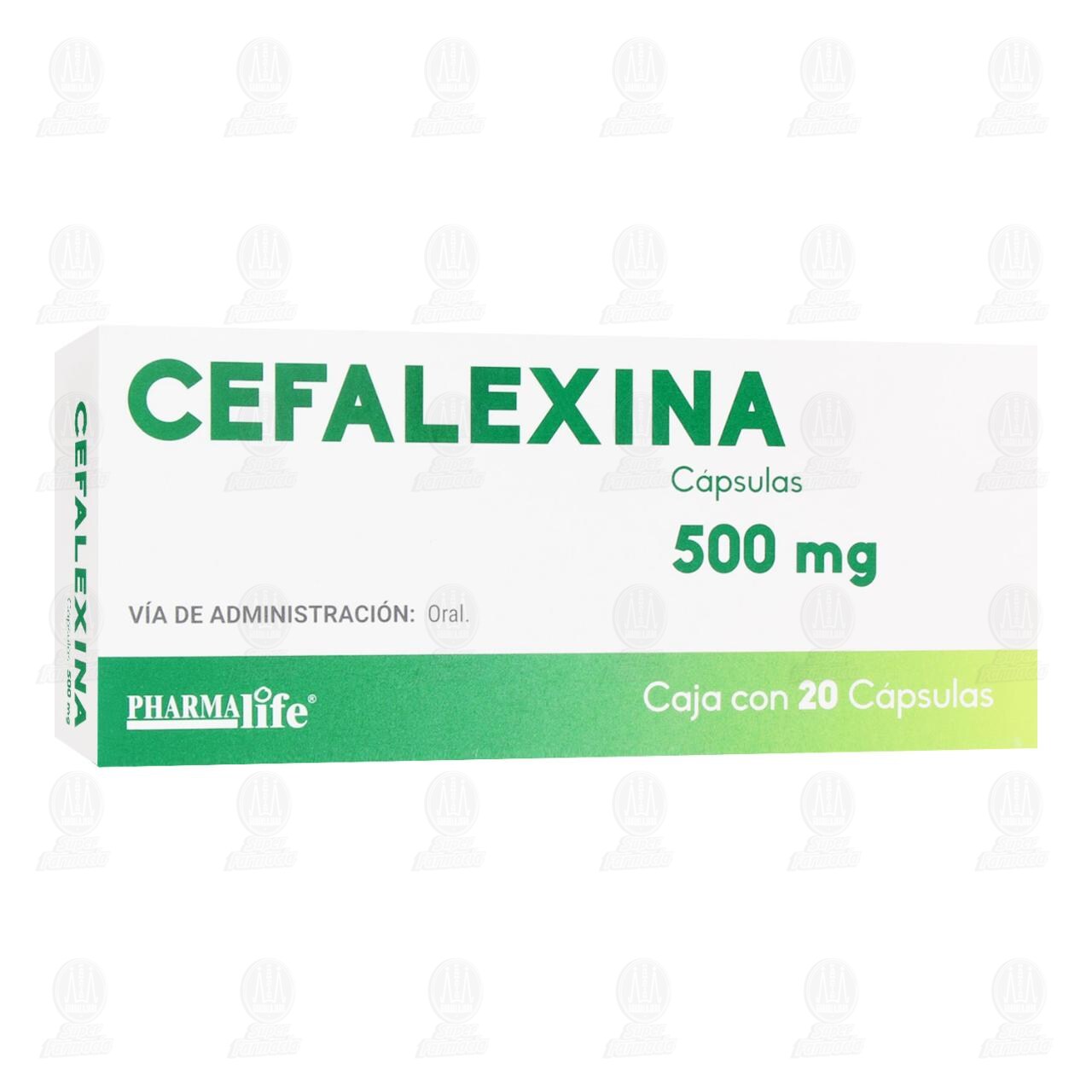 Cefalexina 500 mg, 20 Cápsulas Pharmalife. de PHARMALIFE | Farmacias ...