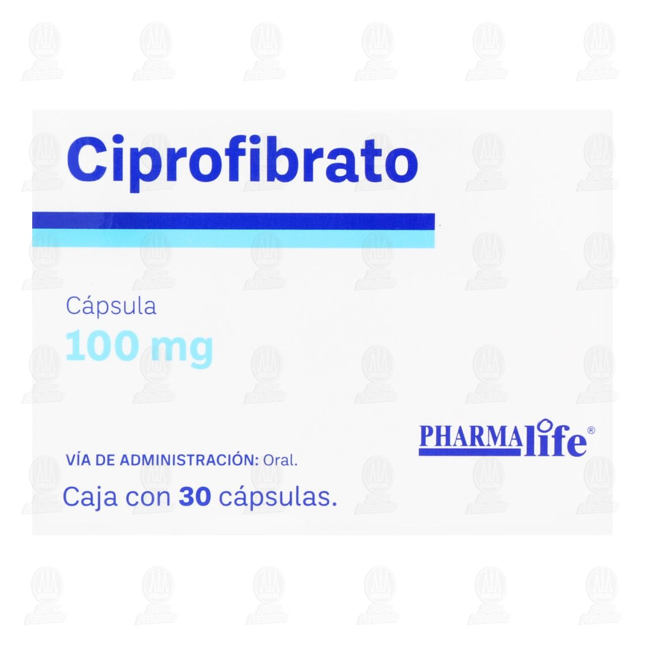 Ciprofibrato 100 mg, 30 Cápsulas Pharmalife. de PHARMALIFE | Farmacias ...