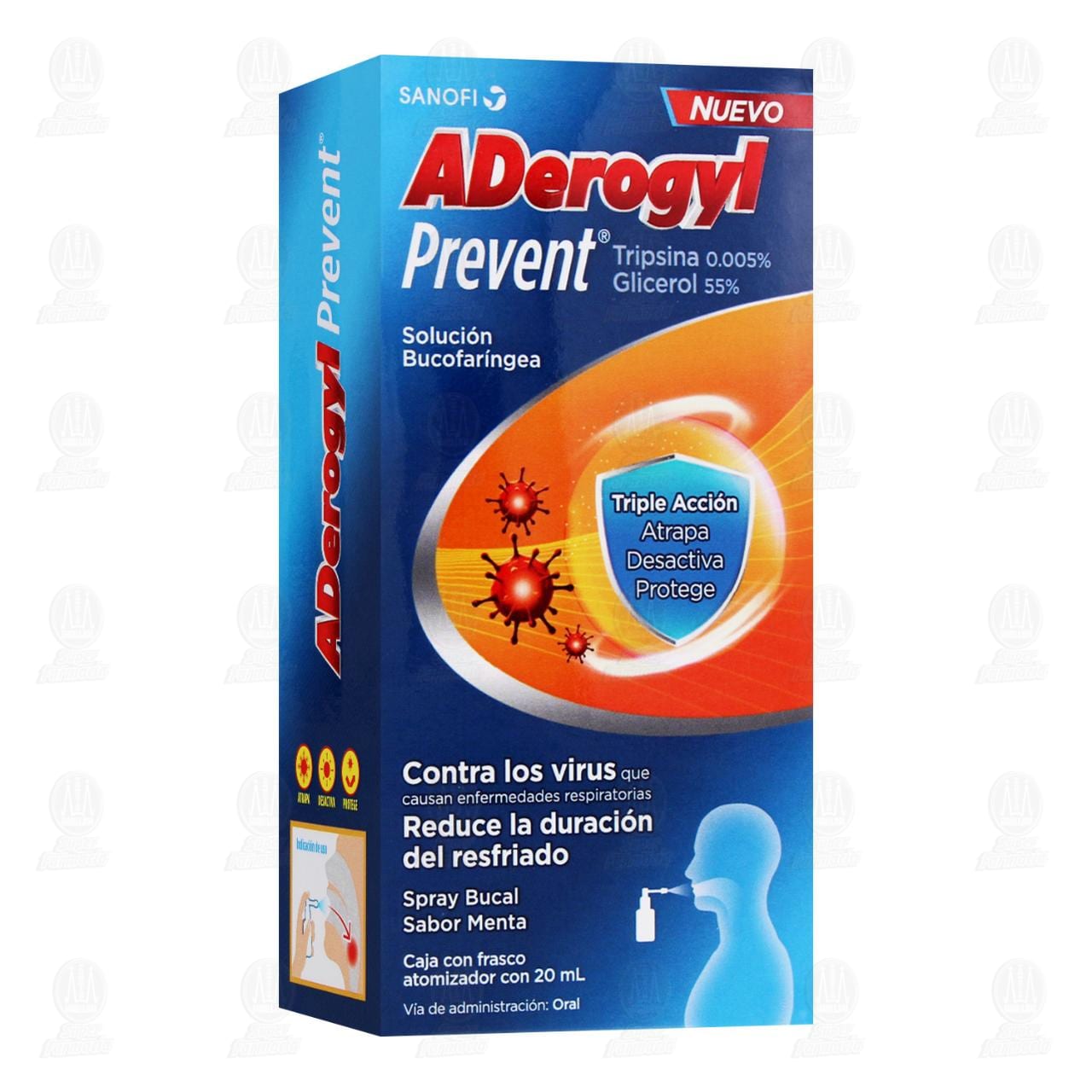 Aderogyl Prevent Prevención de Enfermedades Respiratorias, Solución ...