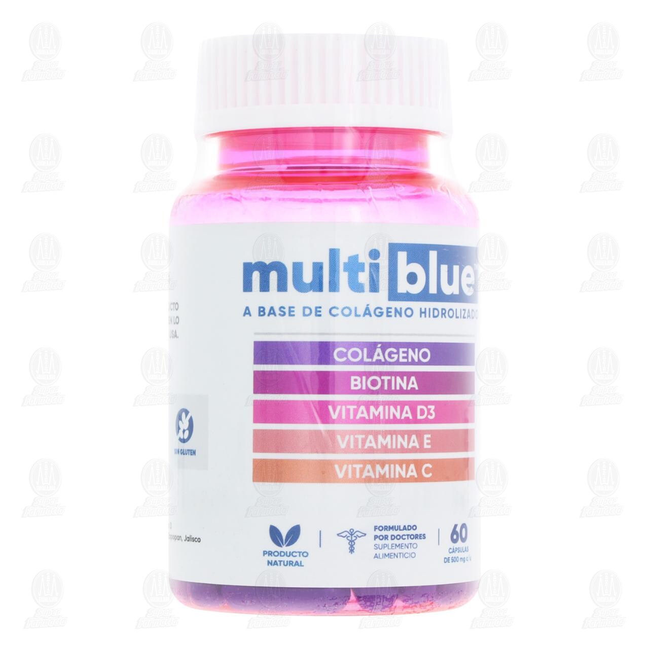 MultiBlue Suplemento Alimenticio 500 mg, 60 Cápsulas. de MULTIBLUE ...