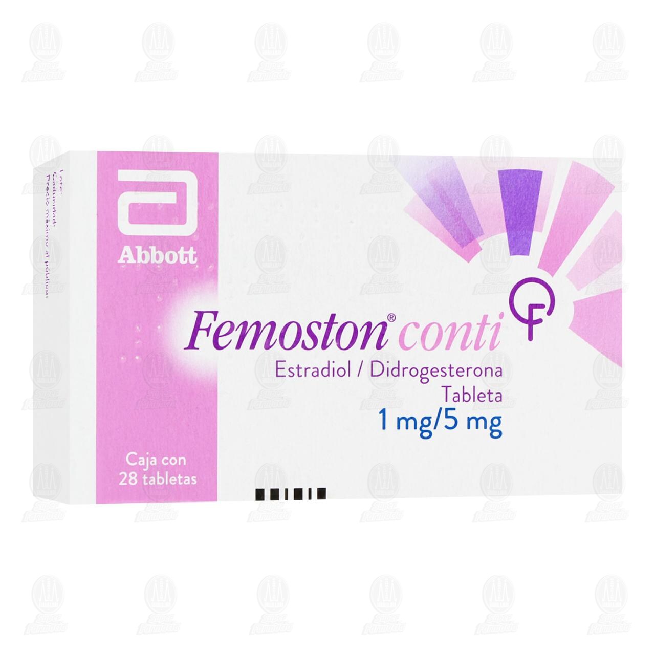 Femoston Conti 1mg/5mg, 28 Tabletas. de FEMOSTON | Farmacias Guadalajara