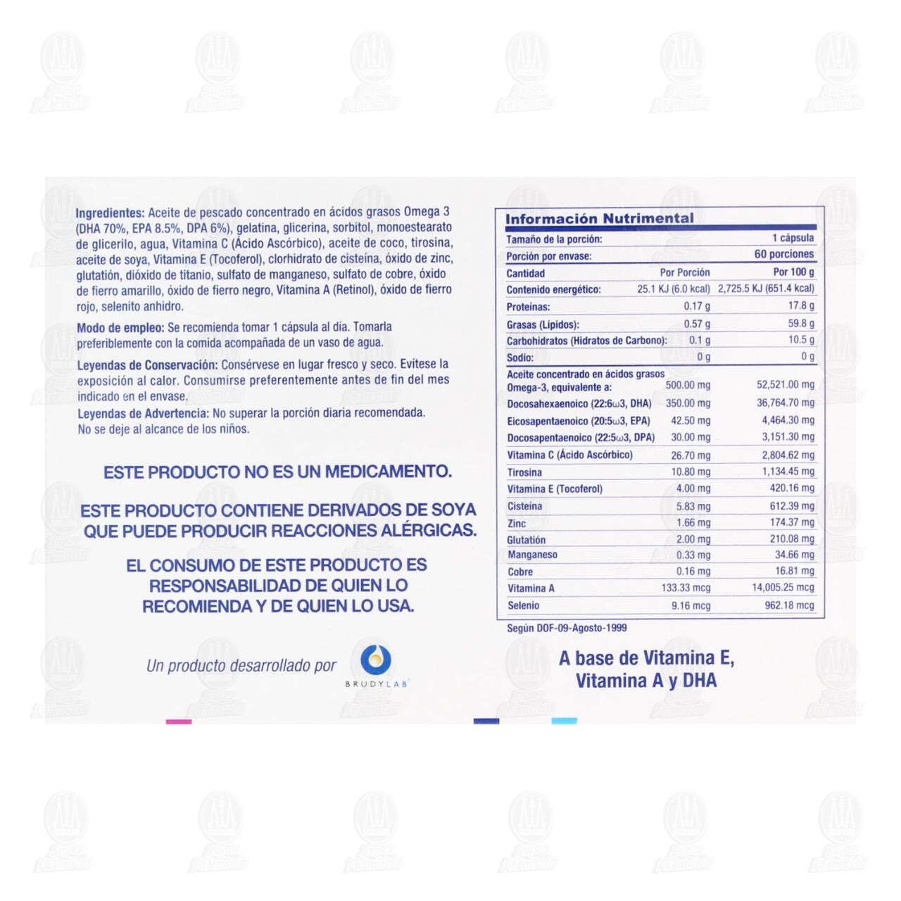 Snelvit OS 0.952 gr, 60 Cápsulas. de SNELVIT | Farmacias Guadalajara