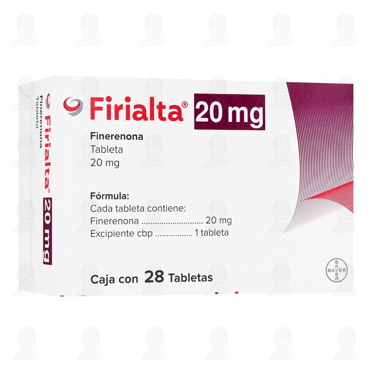Firialta 20 mg, 28 Tabletas. de FIRIALTA | Farmacias Guadalajara