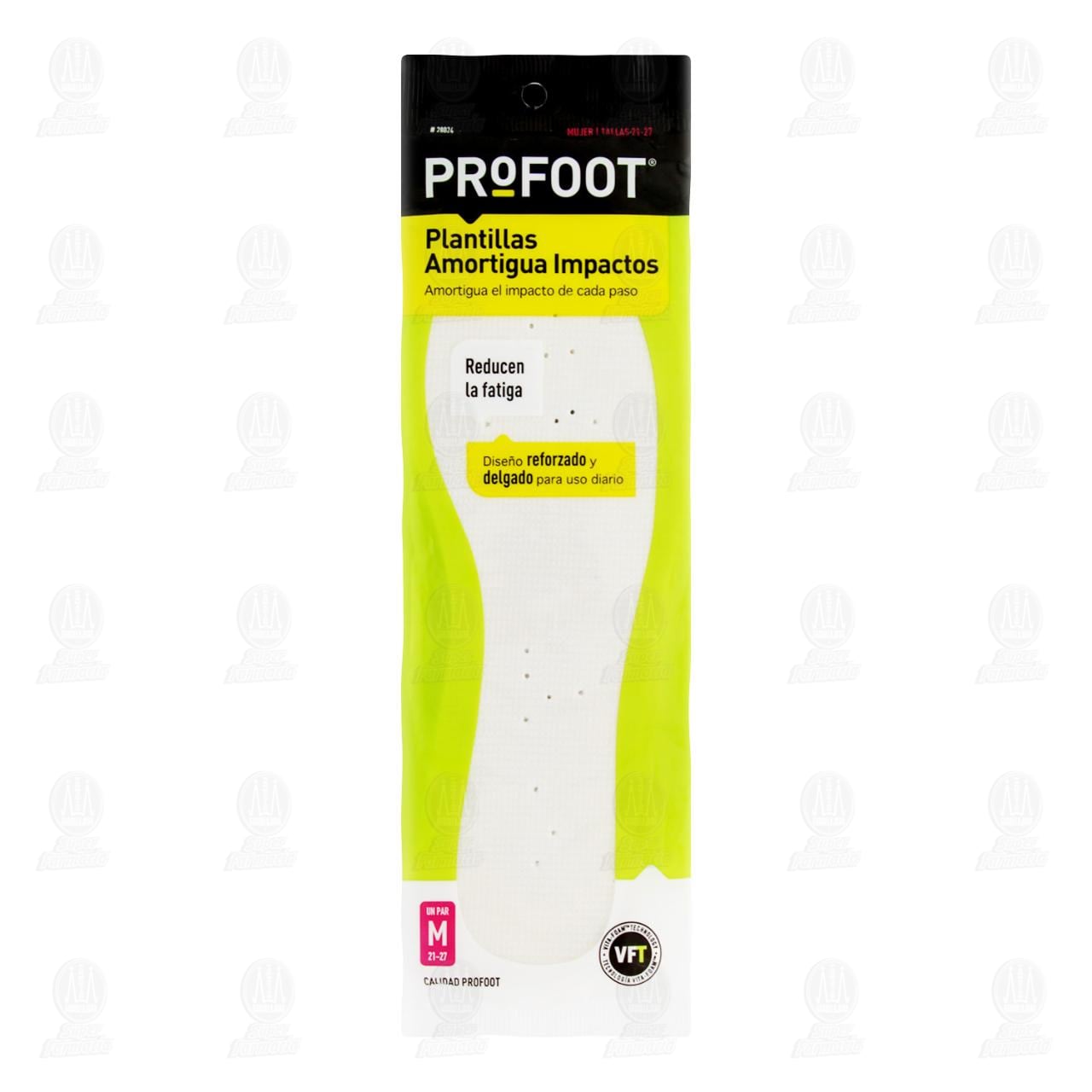 Plantillas Profoot Amortigua Impactos para Mujer Talla 21-27, 1 pz.