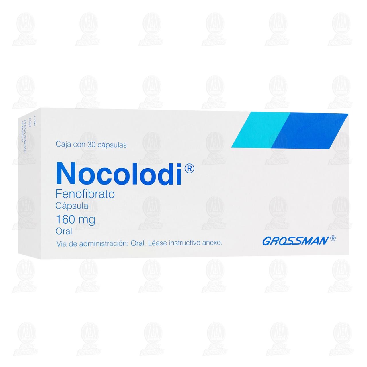 Nocolodi 160 mg, 30 Cápsulas. de NOCOLODI | Farmacias Guadalajara