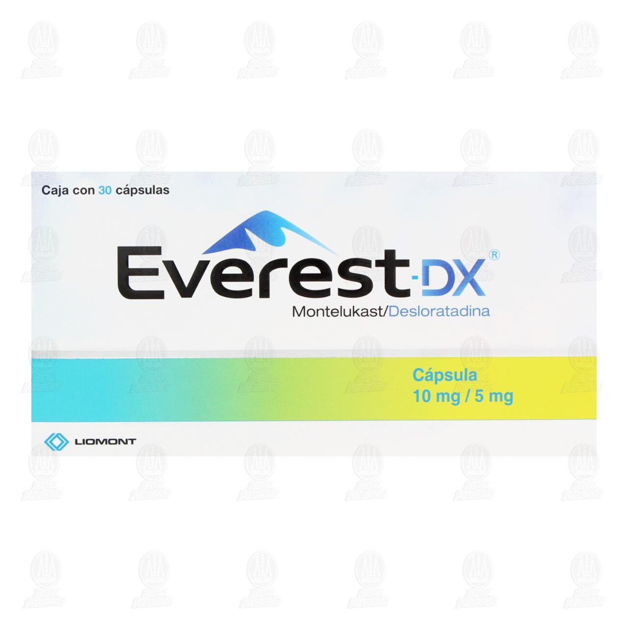 Everest-Dx 10mg/5mg, 30 Cápsulas. de EVEREST | Farmacias Guadalajara