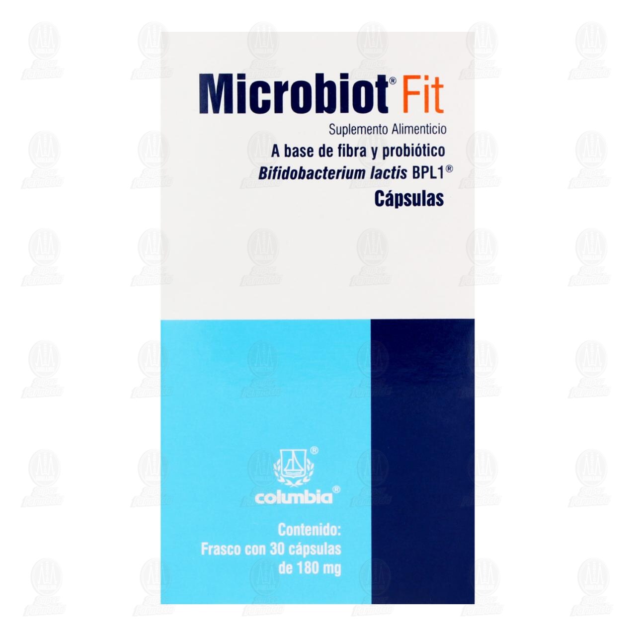 Microbiot Fit 180 mg, 30 Cápsulas. de MICROBIOT | Farmacias Guadalajara