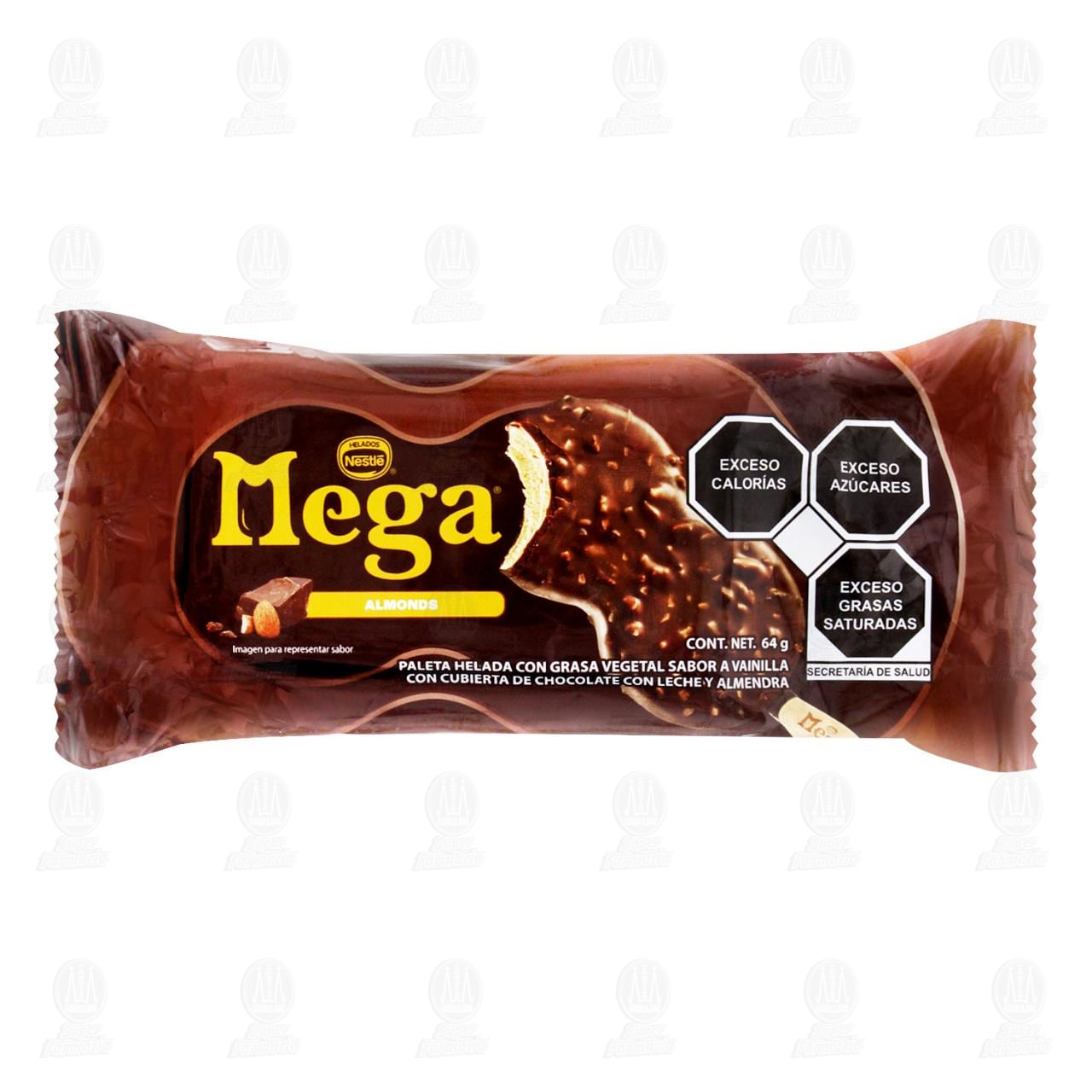 Paleta Helada Mega Almonds, 64 gr. de NESTLÉ | Farmacias Guadalajara