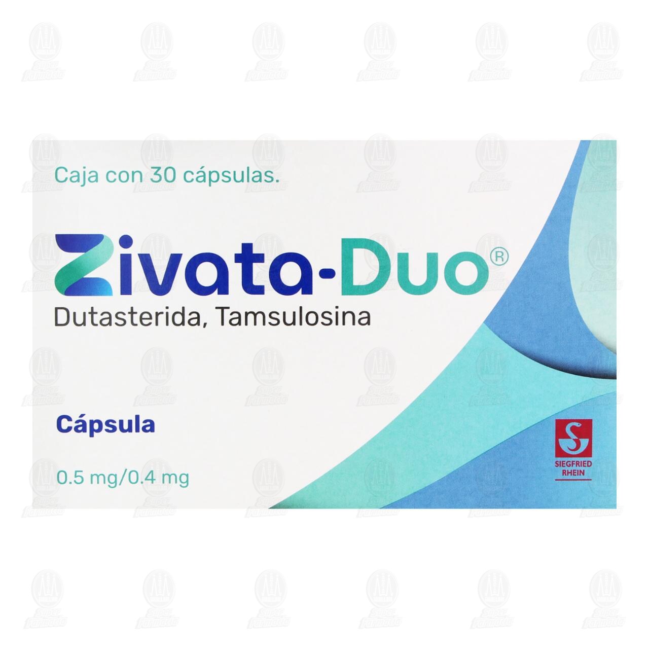 Zivata Duo 0.5mg/0.4mg, 30 Cápsulas. de ZIVATA | Farmacias Guadalajara