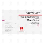 Vilzermet 50mg/500mg, 30 Comprimidos.