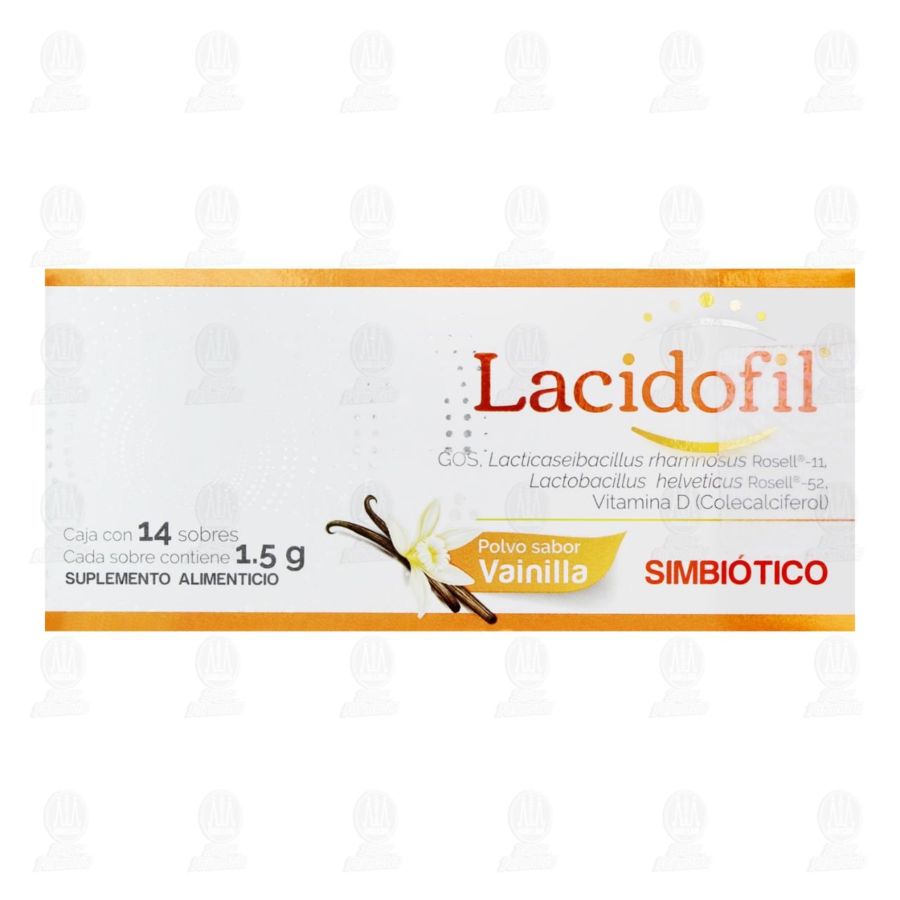 Suplemento Alimenticio Lacidofil en Polvo Sabor Vainilla, 14 sobres. de ...