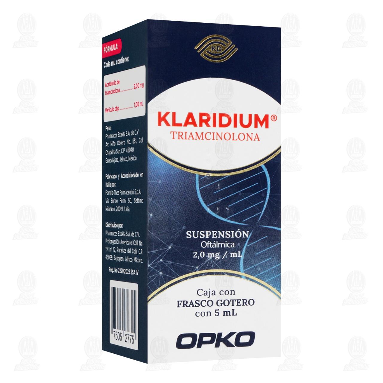 Klaridium 2,0mg/ml Suspensión Oftálmica, 5 ml. de KLARIDIUM | Farmacias ...