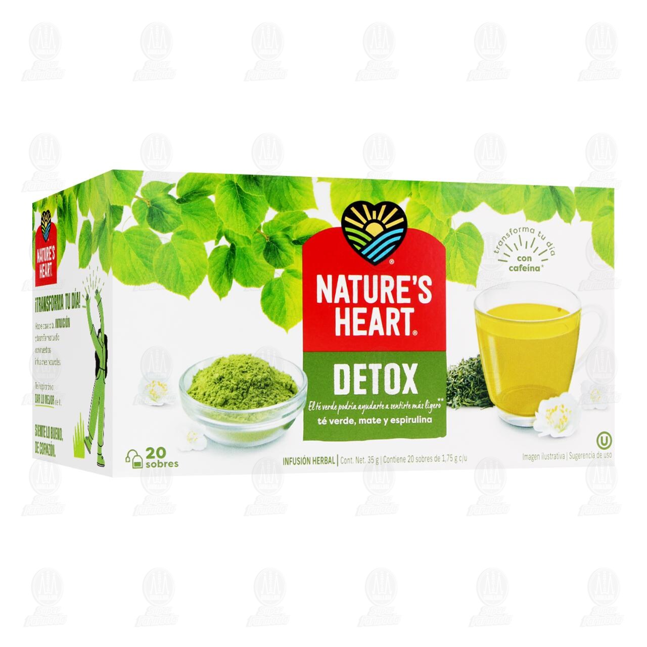 Té Nature's Heart Detox, 35 gr. de NATURE'S HEART | Farmacias Guadalajara