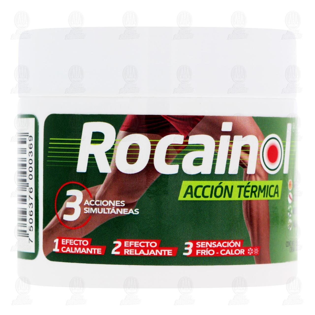 Rocainol Acción Térmica Crema, 150 gr. de ROCAINOL | Farmacias Guadalajara