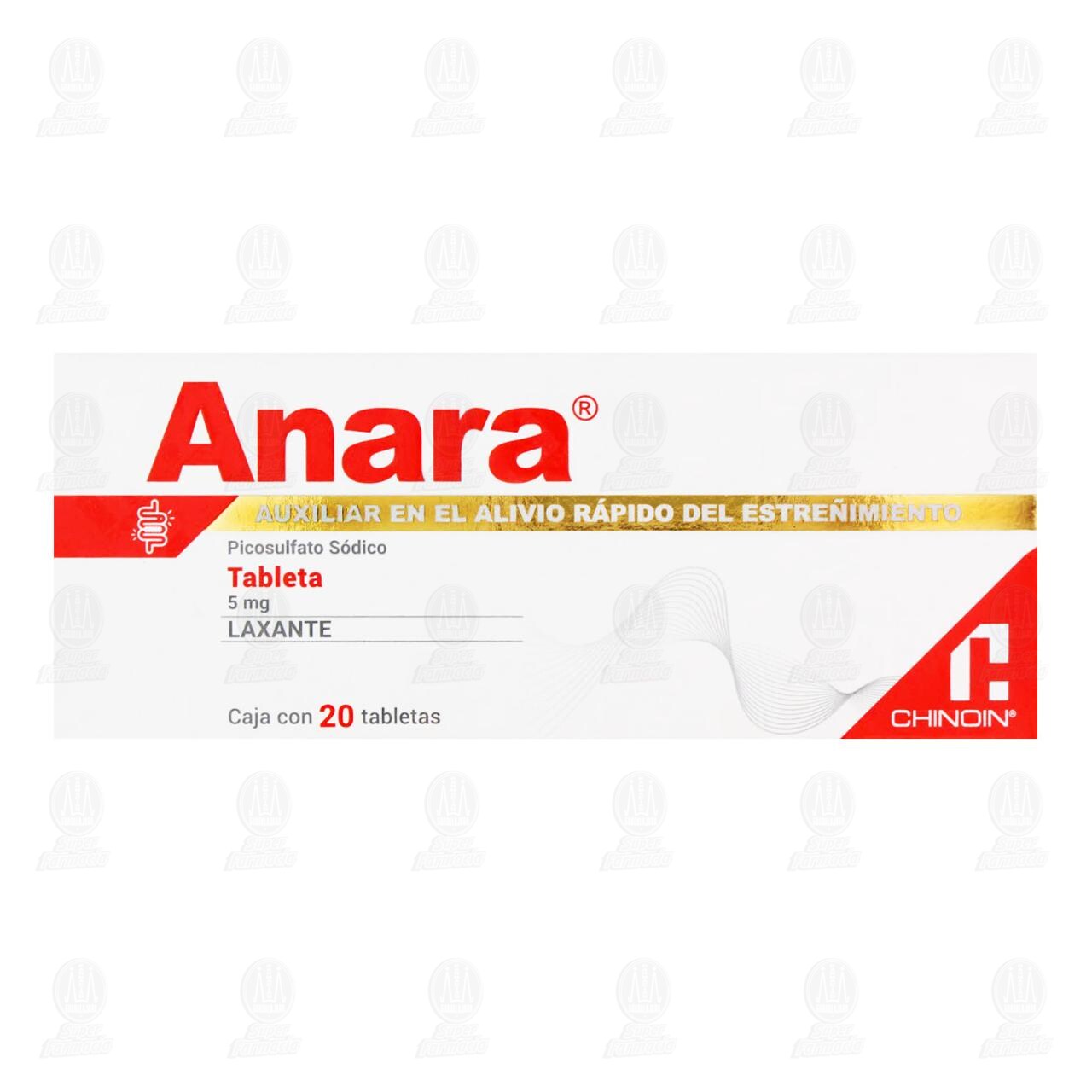 Anara 5 mg, 20 Tabletas. de ANARA | Farmacias Guadalajara