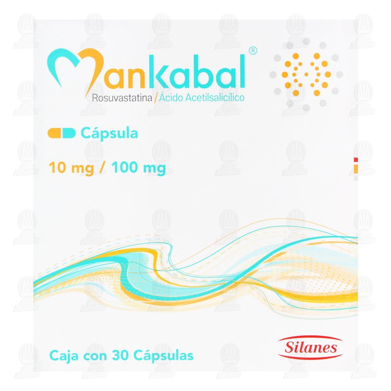 Mankabal 10 mg/100 mg, 30 Cápsulas. de MANKABAL | Farmacias Guadalajara
