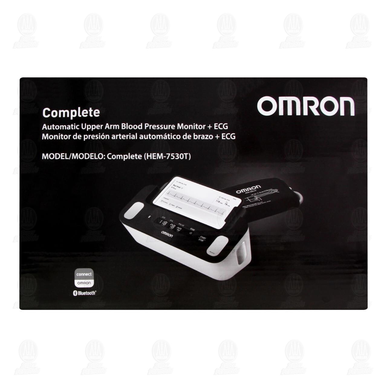 Monitor de Presión Arterial Omron Automático de Brazo + ECG, 1 pz. de ...