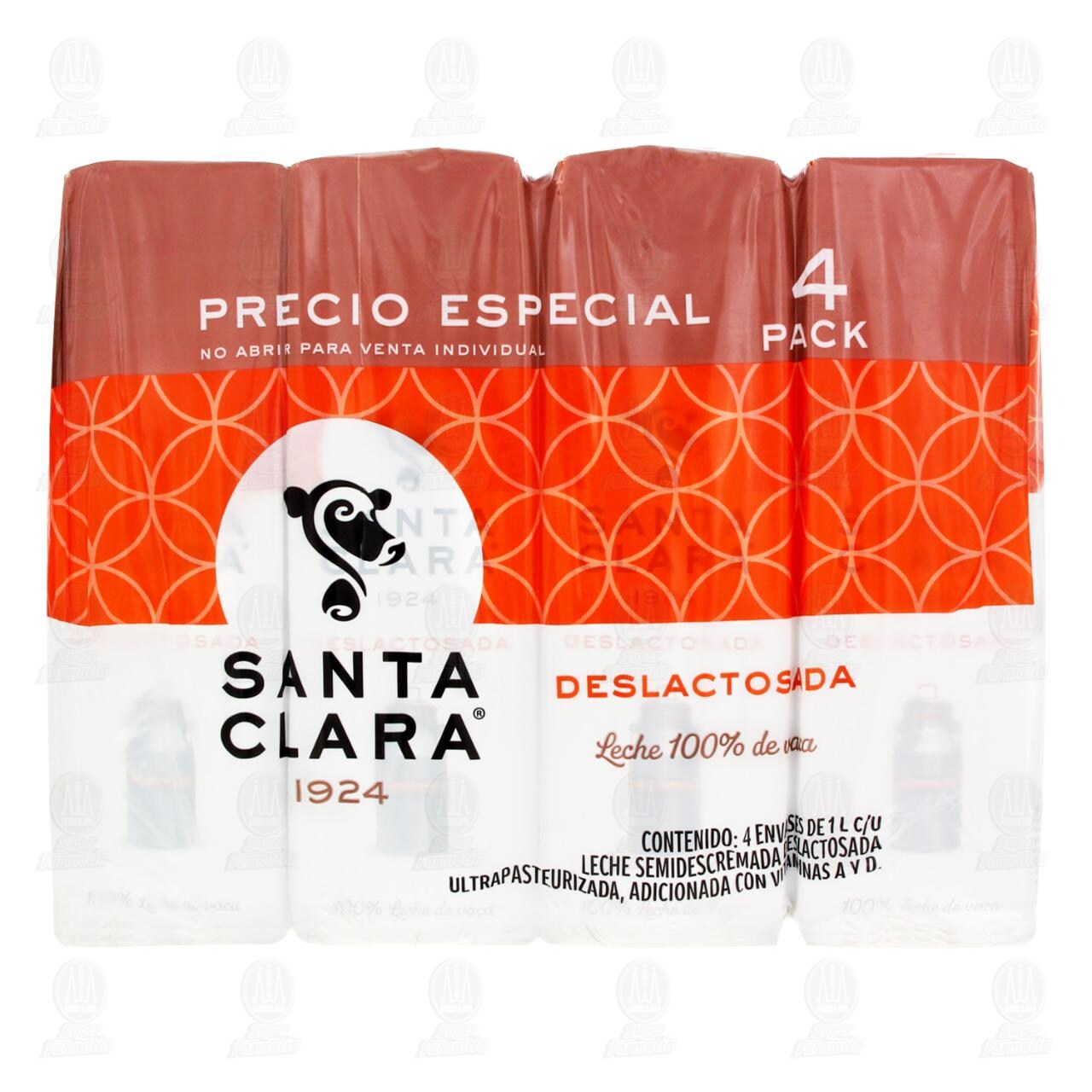 Pack Leche Santa Clara Deslactosada, 4 pzas. de SANTA CLARA | Farmacias ...